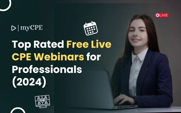 Free Live CPE Webinars for CPAs and Accountants